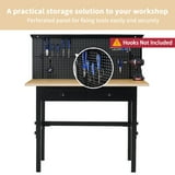 Dextra 48’’ Work Benches for Garage Work Table with Power Outlets ...