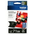 Brother Genuine Standard Yield Black Ink Cartridge, LC71BK, Up to 300 ...