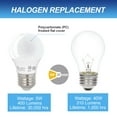 Simba Lighting LED A15 4W 40W Equivalent, E26 Base, Indoor Light, 120V ...