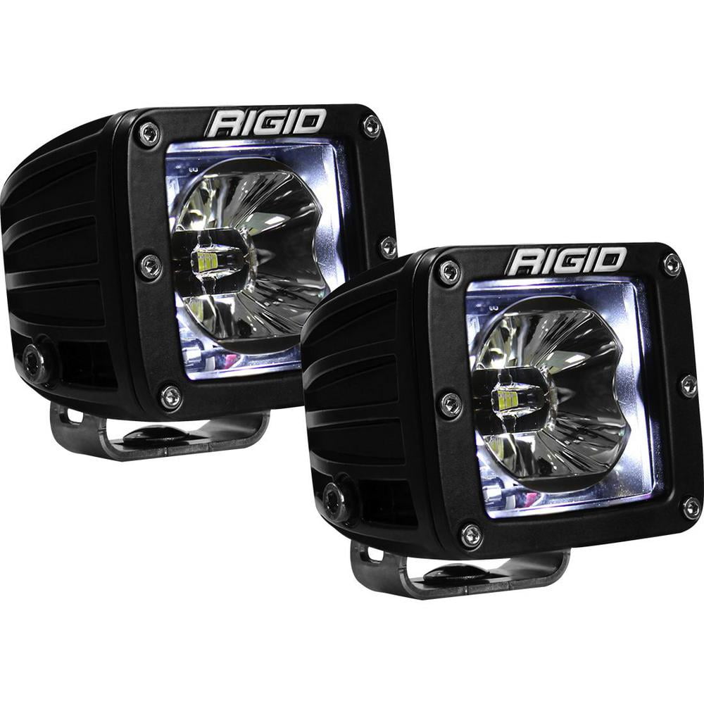 Rigid Industries Radiance Broad Spot LED Light Pods (White Backlight ...