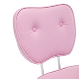 Purple PU Office Chair for Woman, Seizeen Adjustable Bling Desk Chair ...