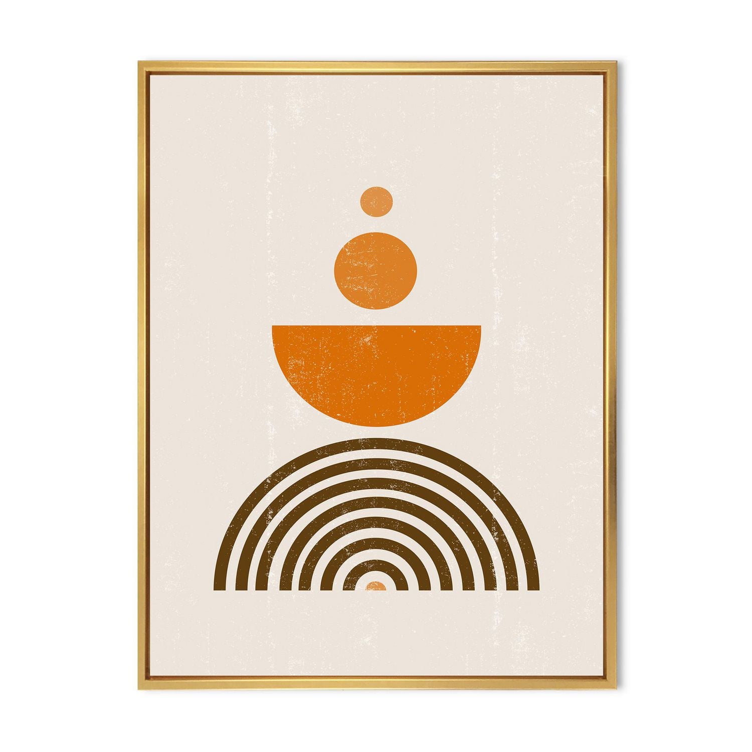 Click here for Designart Abstract Rainbow Sun And Moon In Earth T... prices