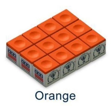 One Dozen SPRUCE Silver Cup Pool Cue Chalk - Walmart.com