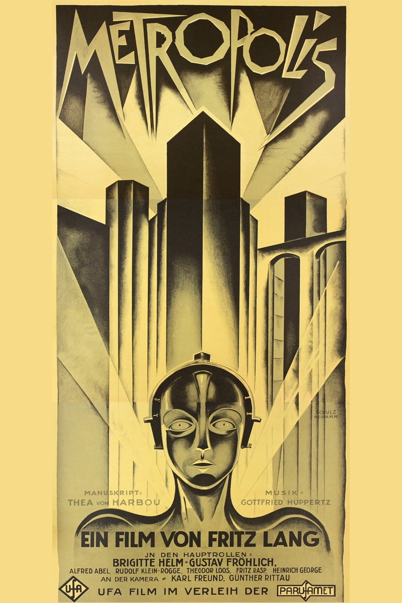 Metropolis Movie Poster 24x36 Art Poster 24x36 Multi-Color Square ...