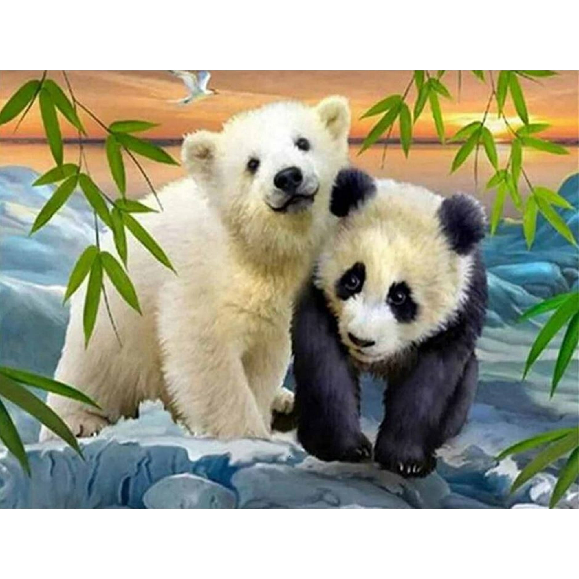 Click here for Lovely Lust Panda Bear Paint By Numbers (40x50cm N... prices