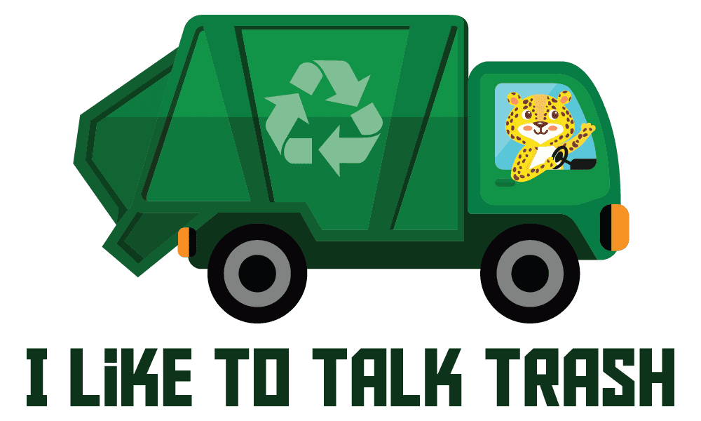 I Like To Talk Trash Phrase on a Dump Vehicle with Tiger for Kid's ...