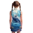 Uourmeti Ocean Whale Polar Bear Girls Sleeveless Pickleball Dress ...