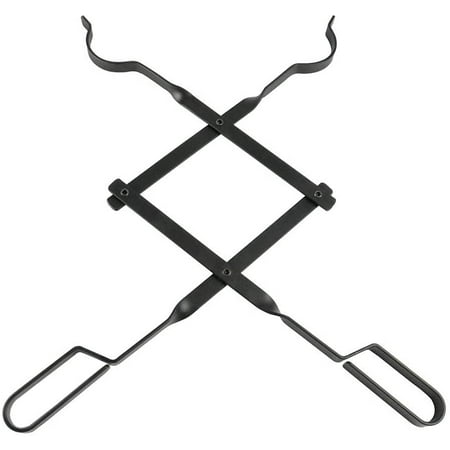 Outdoor Campfire Fireplace Tongs, 66cm Long, Log Grabber,（1pc, Black ...