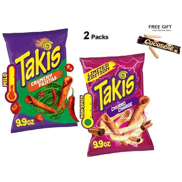 Takis Zombie Habanero & Cucumber Flavor Tortilla Chips, 1 Ounce (46 ...