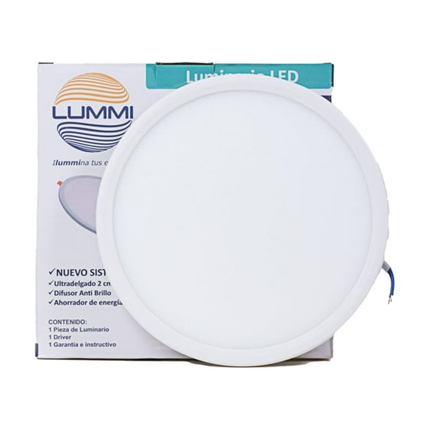 Panel LED Circular para Empotrar de 15 W con 17.5 de Diámetro | Walmart ...