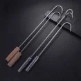 Stainless Steel Beef Meat Hooks Long Handle Roast Duck Bacon Shop Hook ...