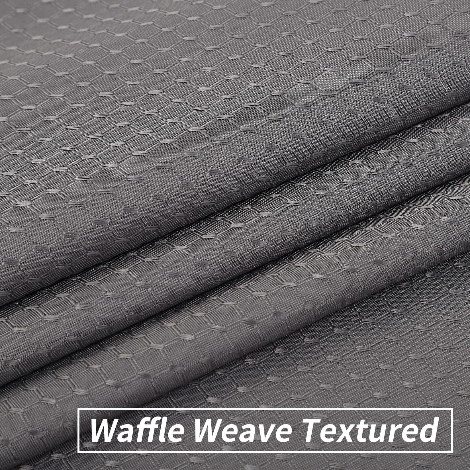 Waffle Weave Check Jacquard Tablecloth Table Cover Waterproof Stain ...