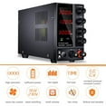 Adjustable DC Power Supply Voltage Regulator LED Digital Lab Stabilizer ...
