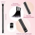 24 Pcs Eyeshadow Smudge Brush 2 in 1 Eyeshadow Double Ended Concealer ...