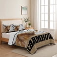 90x96in Quilt Bedding Set, Farmhouse Flower Cow Lightweight Coverlet ...