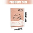 2026 Leather Academic Planner with Ribbon Bookmarks Dated 2026 Daily ...
