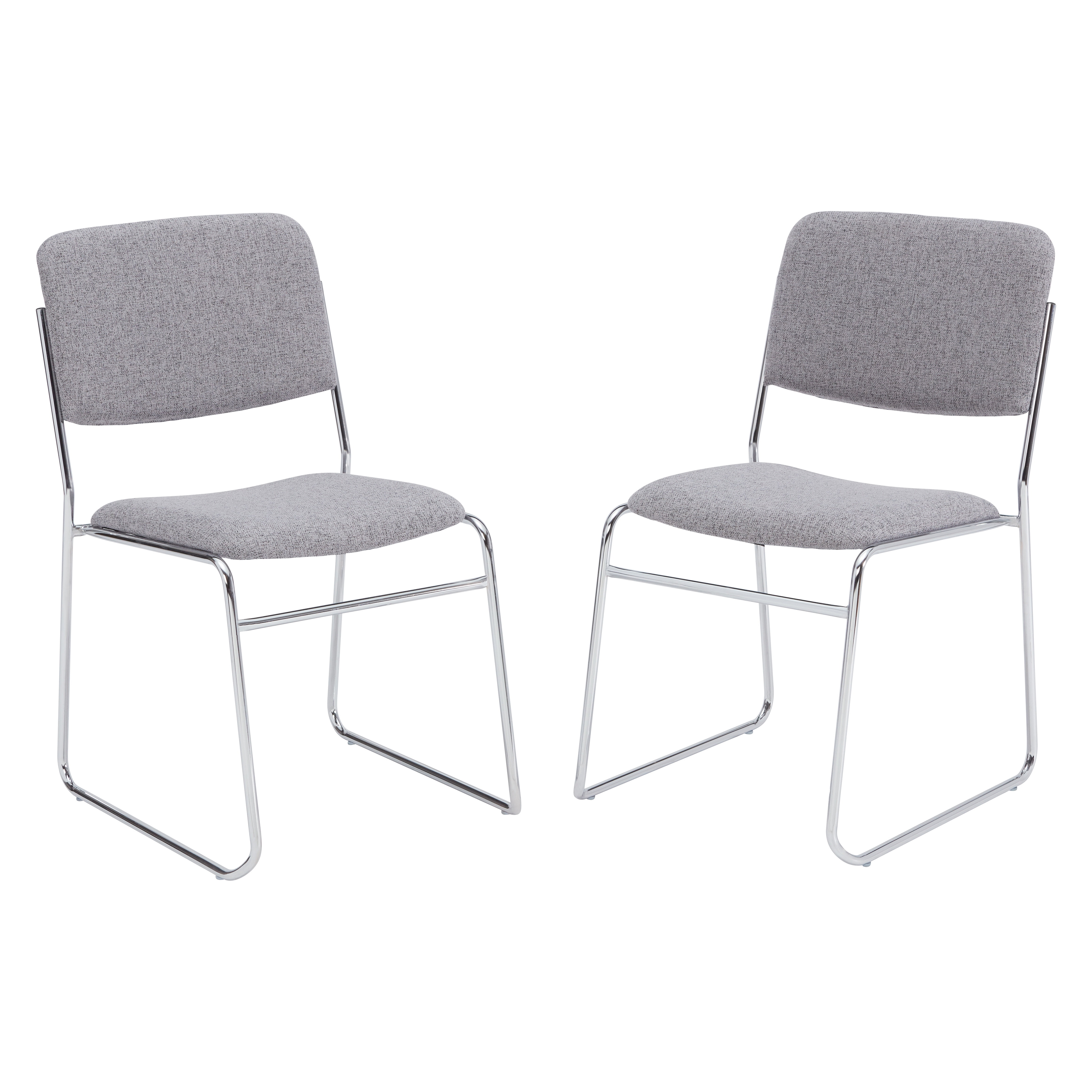 (2 Pack) NPS® 8600 Series Fabric Padded Signature Stack Chair, Classic ...