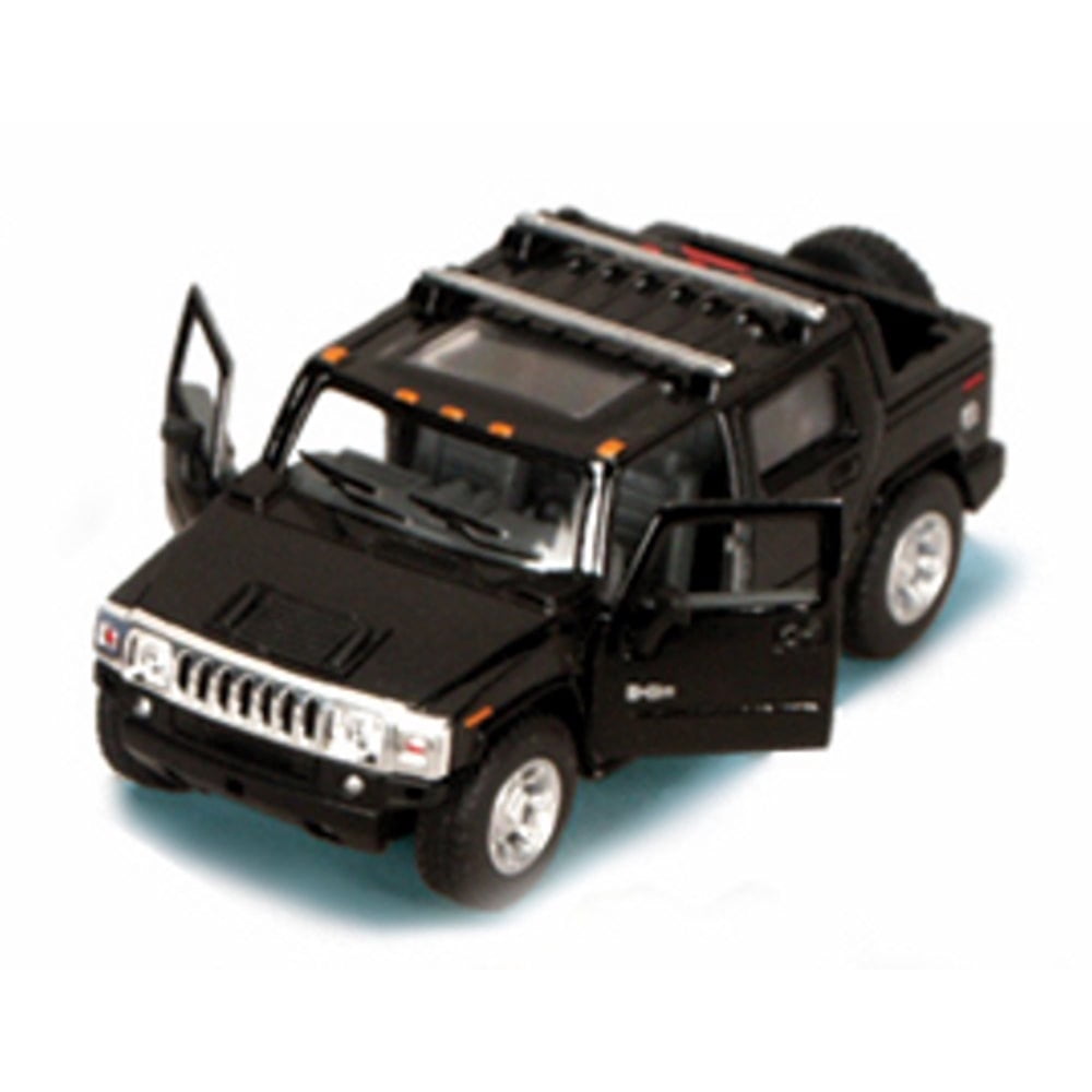 2005 Hummer H2 SUT Pickup Truck, Black - Kinsmart 5097D - 1/40 scale ...