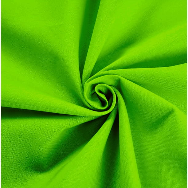Waverly Inspirations 100% Cotton 44" Solid Bright Green Color Sewing ...