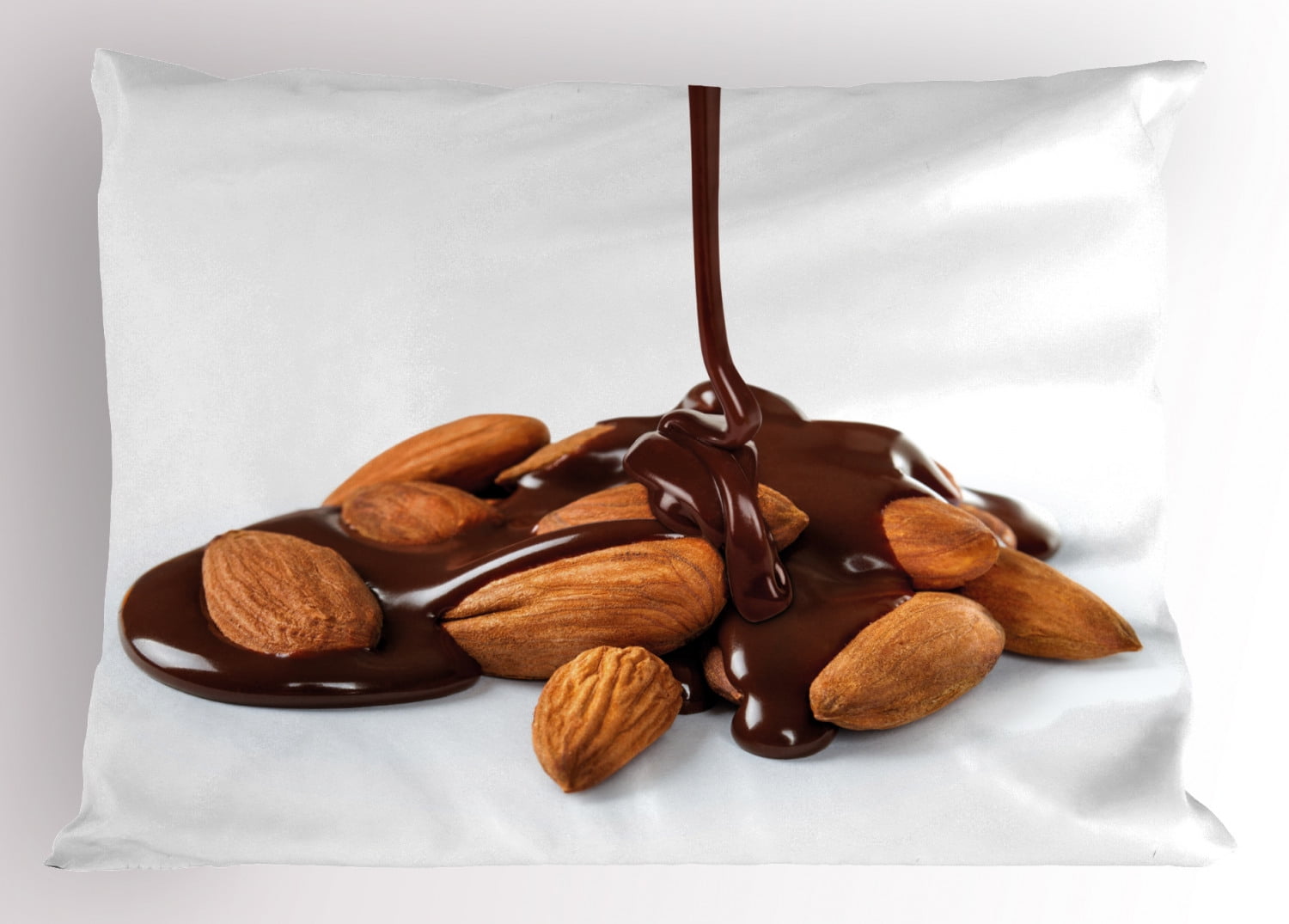 Chocolate Pillow Sham, Close Up Photography of Chocolate Sauce Poured ...