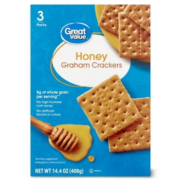 Honey Maid Honey Graham Crackers, 14.4 oz, 4 Pack, Made with Real Honey ...