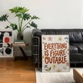 Affixzi Empowering Floral Motivational Poster - Inspirational Quote ...