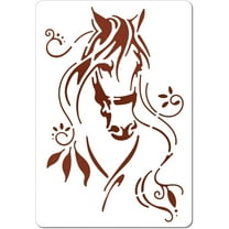 Horse Drawing Painting Stencils Templates Plastic Stencils Decoration ...