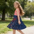 LOOK! Auroural Kids Girls Fashion Independence Day Print Cute Solid ...