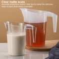 BOKYAN 2‑Liter Clear Tilt‑Opening Measuring Cup, Thickened PC ...