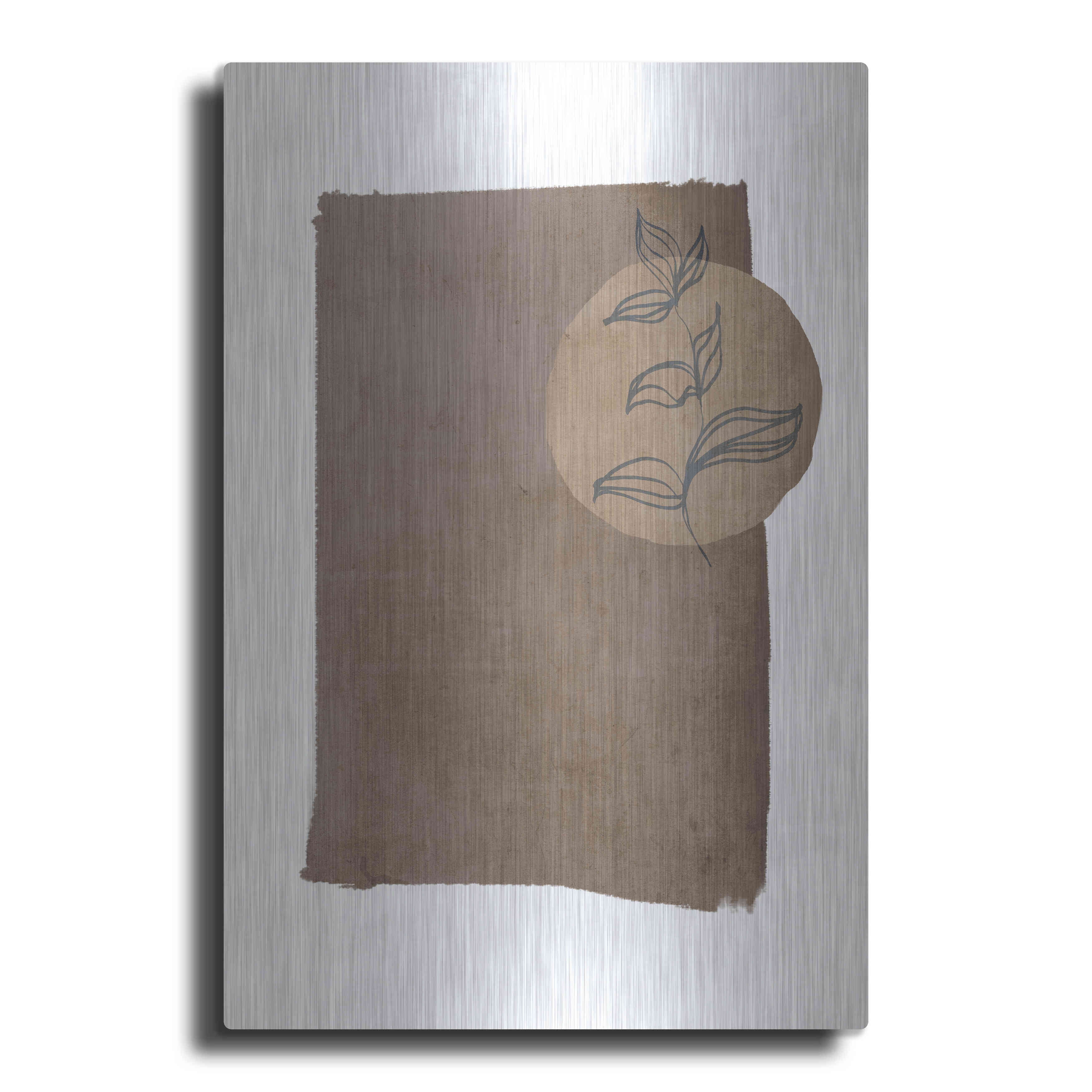 Luxe Metal Art 'Simplicity 3' by Design Fabrikken, Metal Wall Art, 24 ...