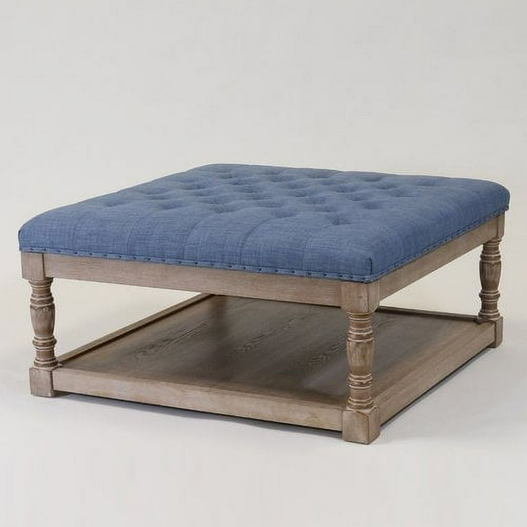 Cairona Tufted Textile 34 inch Shelved Ottoman Optional Colors Walmart