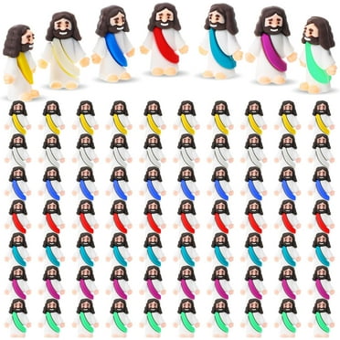 25Pcs Little Jesus Figurine Miniature Jesus Doll Tiny Jesus Figurine to ...