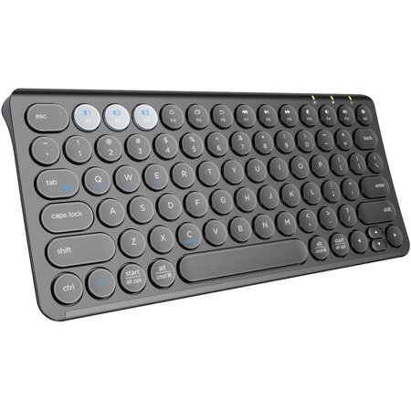 Multi-Device Bluetooth Keyboard - Rechargeable Wireless Keyboard ...