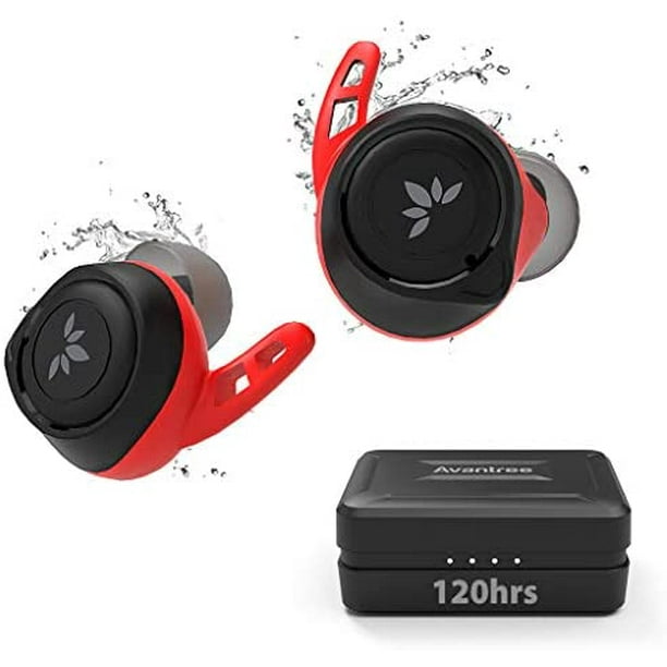 Avantree TWS106 120 Hours IPX7 Water-Resistant Sports True Wireless ...