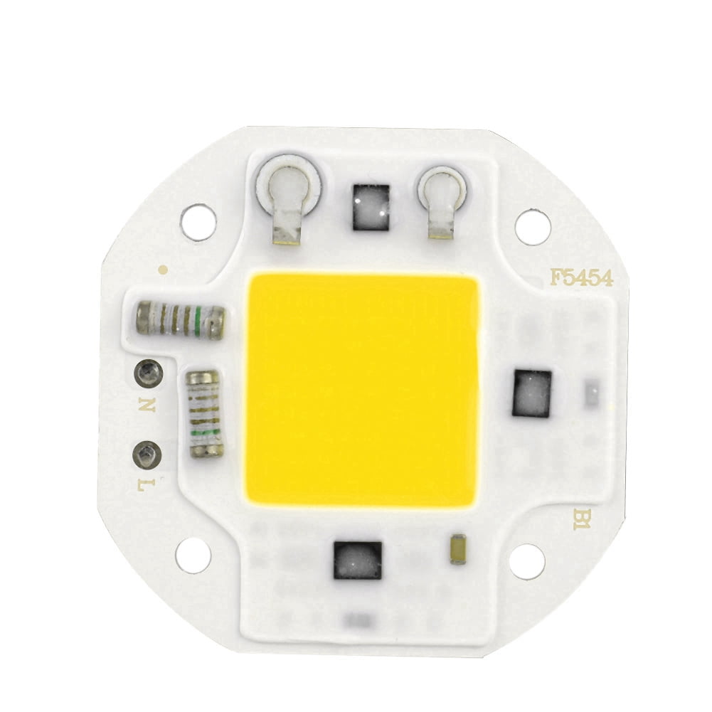 Fuente de luz de chip, AC220V 20W Luz de chip COB de alto brillo ...