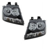 For 07-14 Chevy Suburban Tahoe Headlight Headlamp Head Light Lamp Bulb SET PAIR - Walmart.com