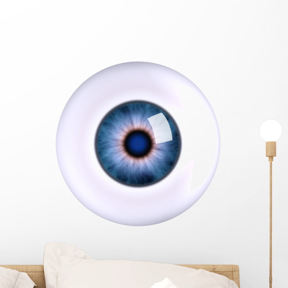 Eye Eyeball Wall Mural by Wallmonkeys Peel and Stick Graphic (18 in H x ...
