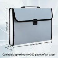 Mr. Pen- Leather File Folders, 9.4" x 11.7", 3 pcs, Black Letter Size ...