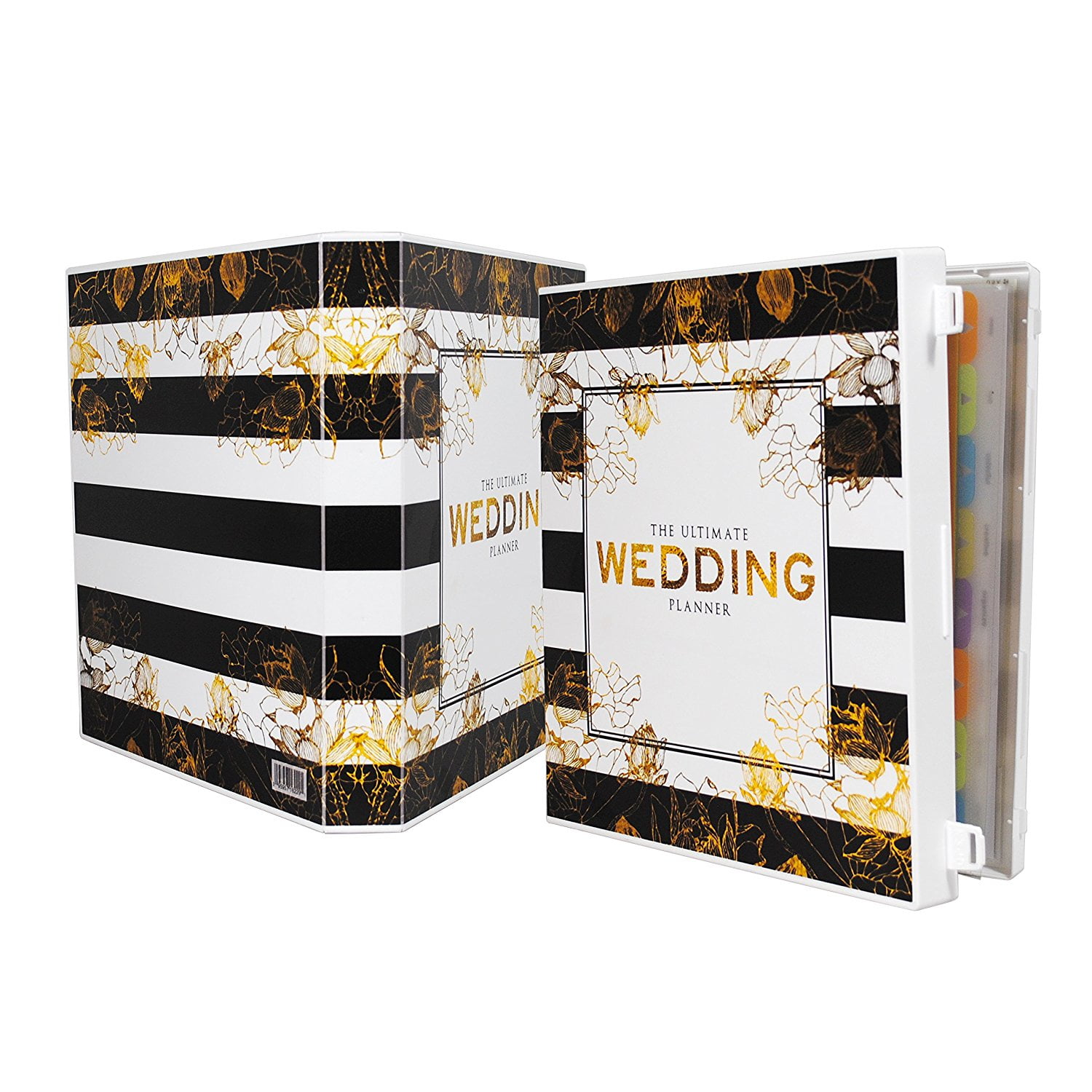 Modern Stripe & Gold Wedding Planning Binder Kit Nepal | Ubuy