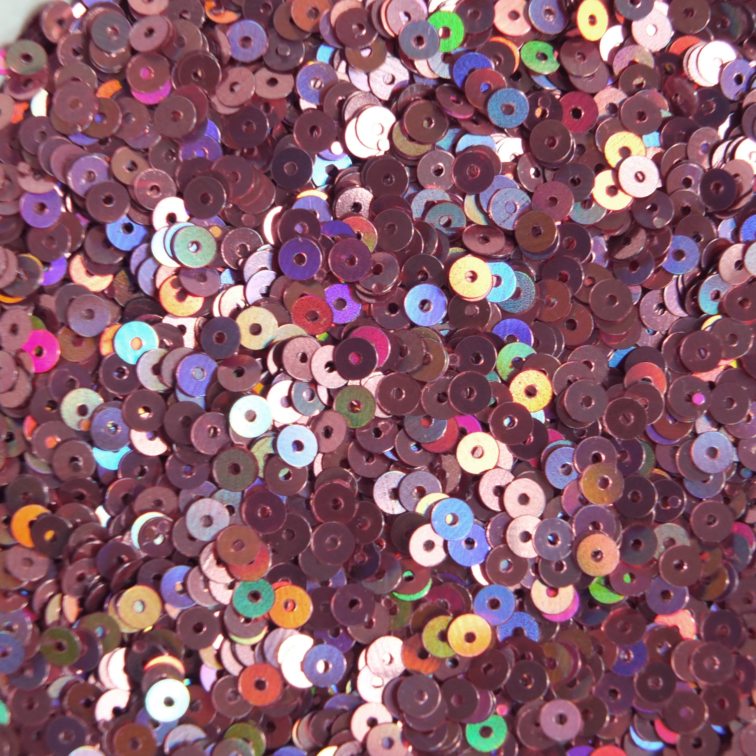 Pink Sequins 4mm Lazersheen Rainbow Reflective Metallic Made in USA ...