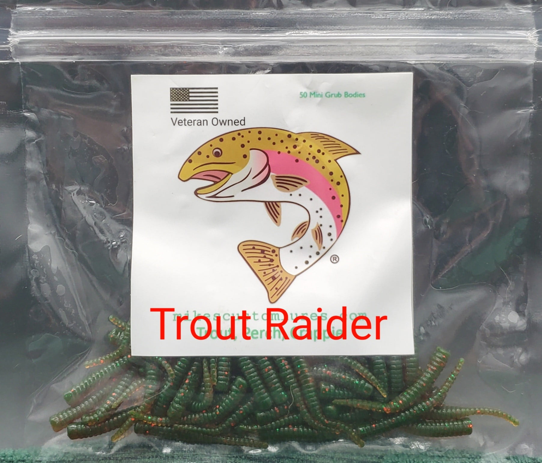 New Trout, Steelhead, Salmon Mini Grubs 50ct Pack Trout Raider ...