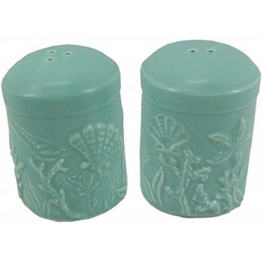 Ebros Nautical Coral Reef With 2 Sea Turtles Salt And Pepper Shakers ...
