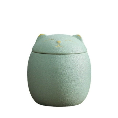 thinsony Cat Shape Ceramic Canisters Coffee Sugar Tea Storage for ...