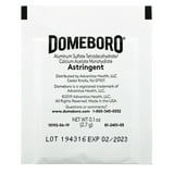 Domeboro Astringent Solution Powder Packets, Soothing, Effective Rash ...