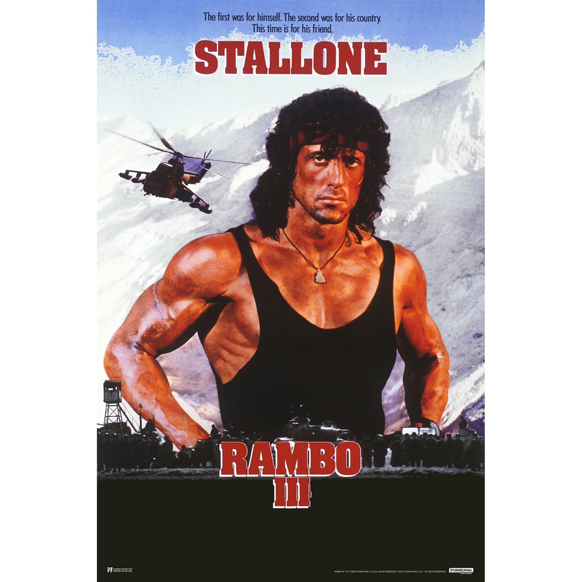 Rambo First Blood 3 Poster