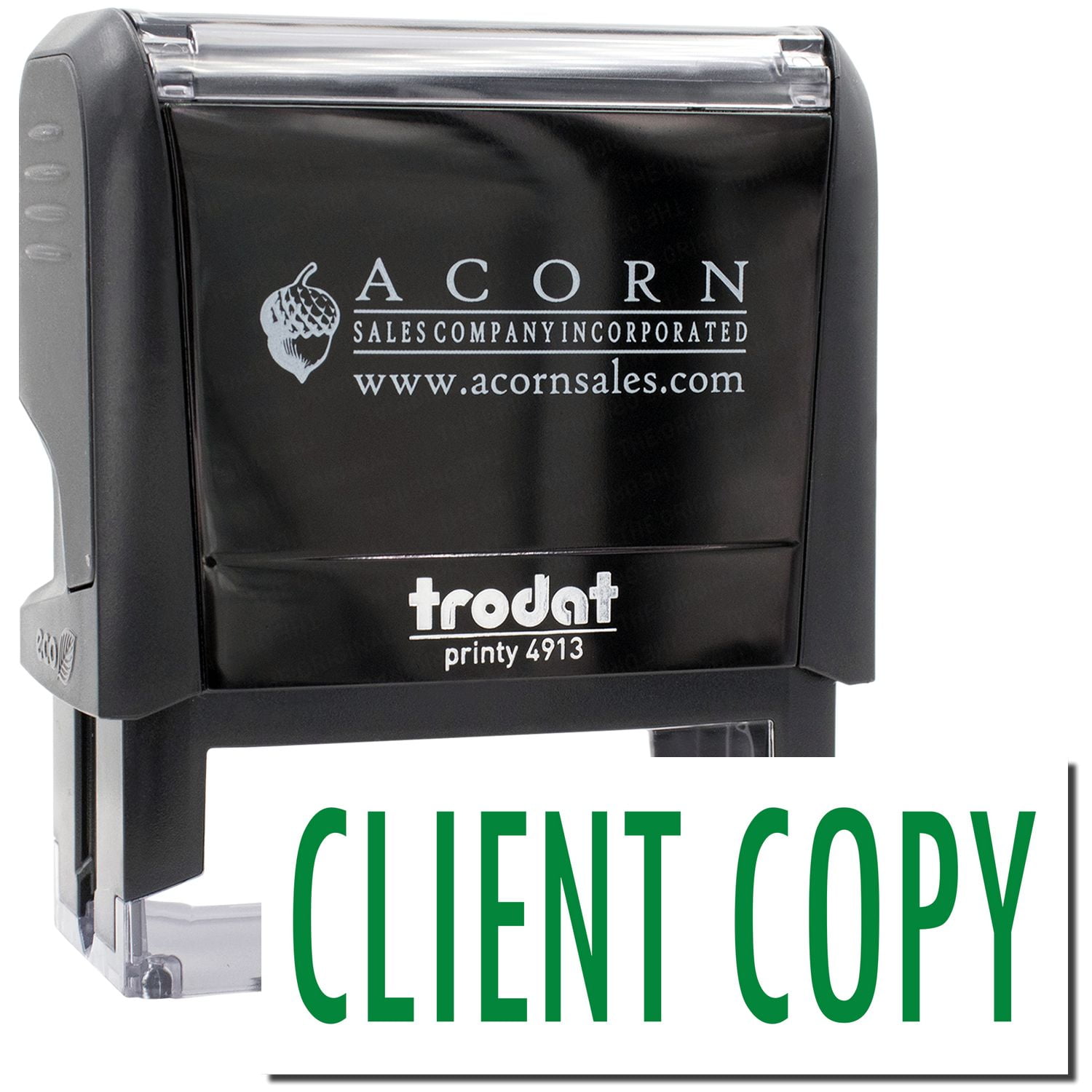 Large Self-Inking Client Copy Stamp, Trodat Printy 4913, Press and ...