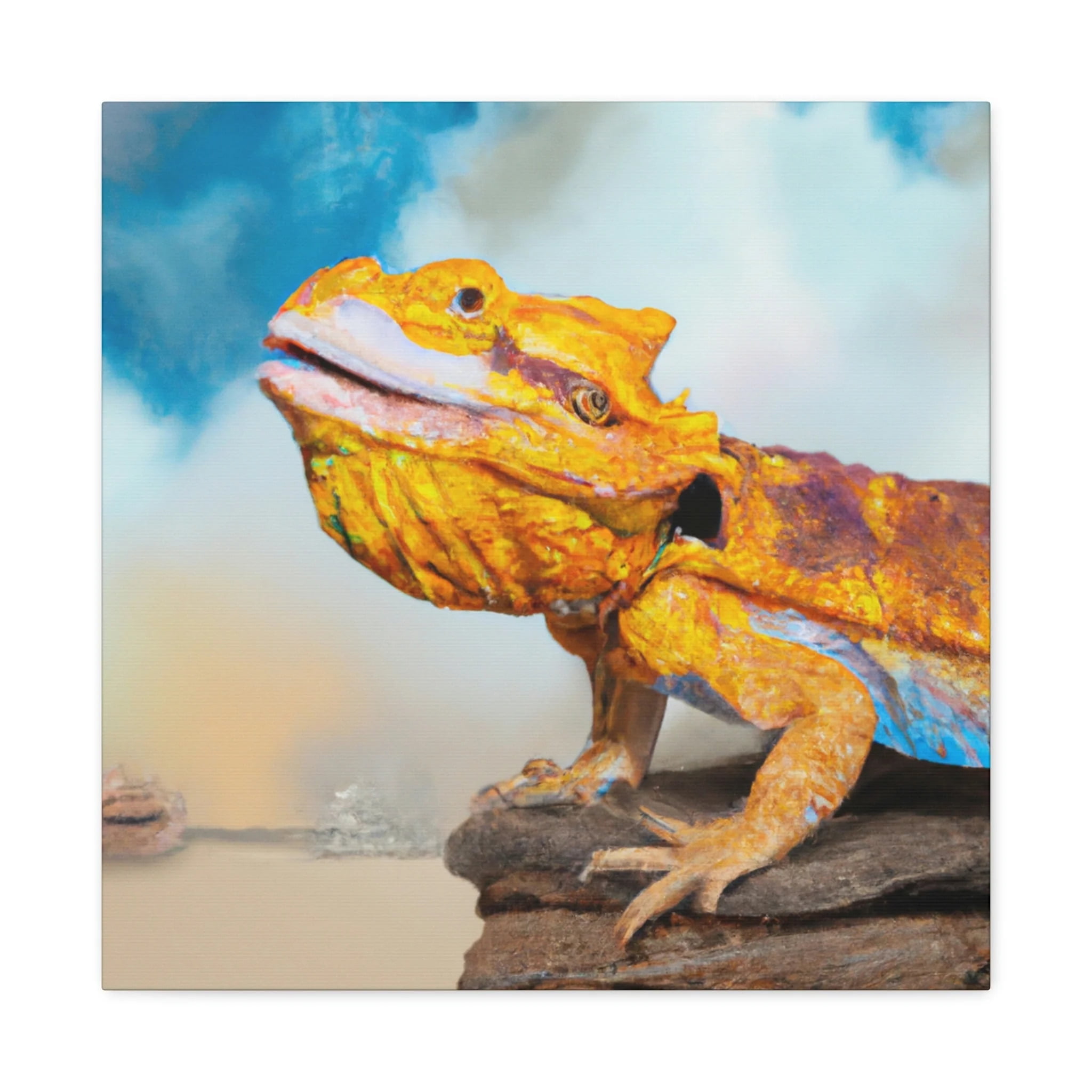 Horned Lizard Realism - Canvas - Walmart.com