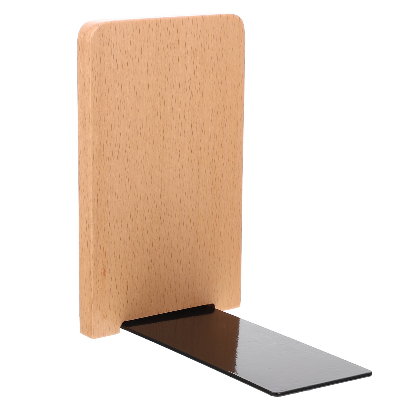 Click here for Kakowely 1pcs Wood Iron Bookend For Prevent Tumbli... prices