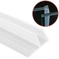 2m F Shape Bath Shower Screen Door Seal Strip For Glass Thickness 6mm