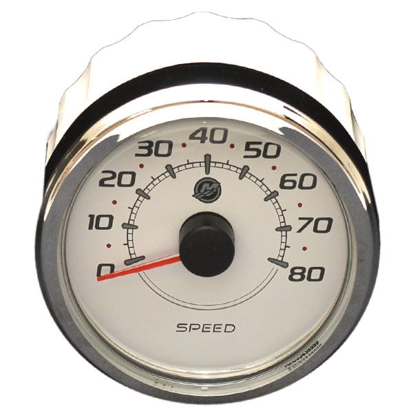 Smartcraft Boat Speedometer Gauge 53534816 | Silver / White 3 1/4 Inch ...